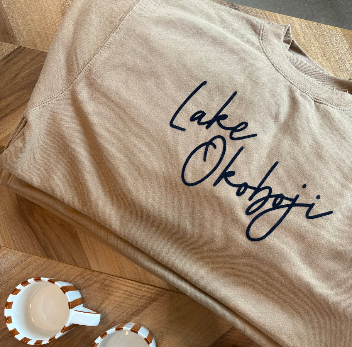 sandstone crew lake Okoboji flocked – okoboji love